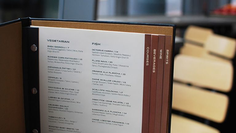 51 Restaurant Menu Design Examples for Inspiration