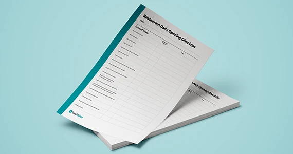 Free Restaurant Daily Opening Checklist PDF [Download]