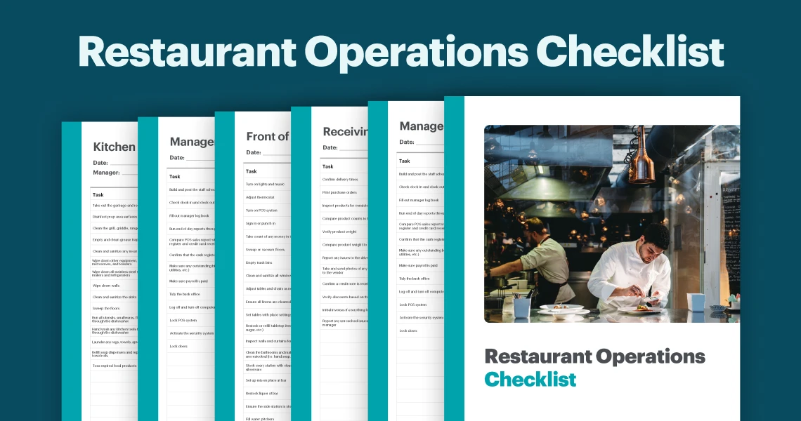 Free Restaurant Operations Checklist | TouchBistro