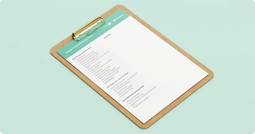 Menu Optimization & Design Checklist | Free Download