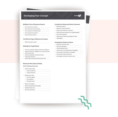 Restaurant Concept Development Checklist